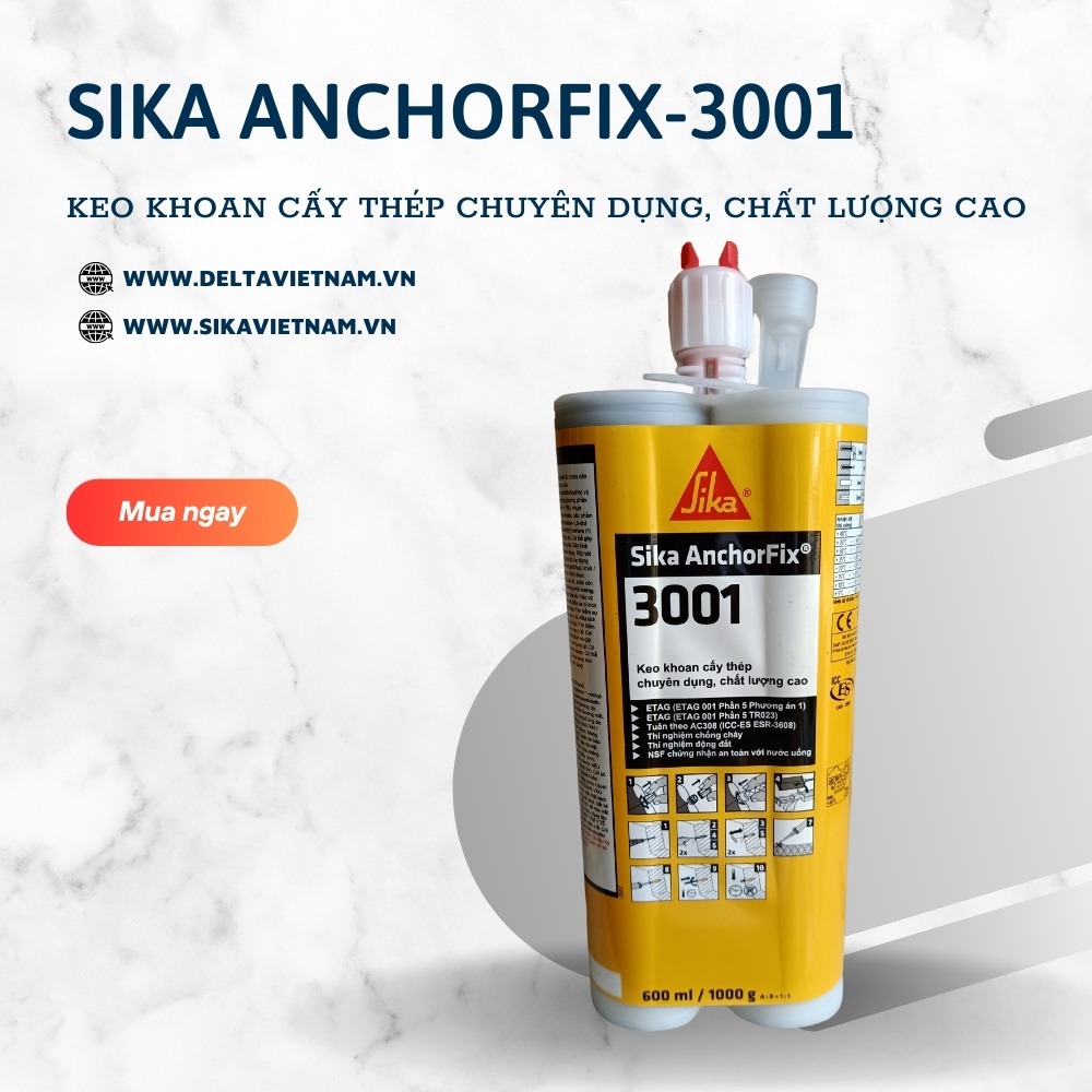 Sika AnchorFix-3001 (12 ống/thùng) - Sika chống thấm - Delta Việt Nam ...